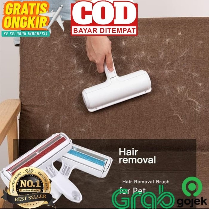 Jual MAGIC LINT ROLLER BULU ANJING KUCING PET HAIR REMOVAL PET ROLLER ...