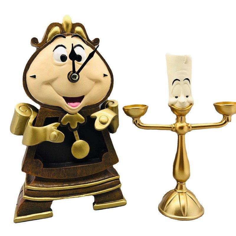 Jual Disney Beauty And The Beast Cogsworth Mr Clock 24cm Action Figure ...