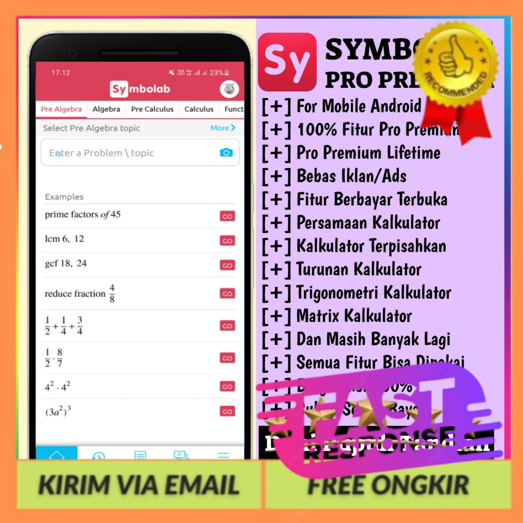 Jual Symbolab Pro Android Full Version Lifetime | Shopee Indonesia