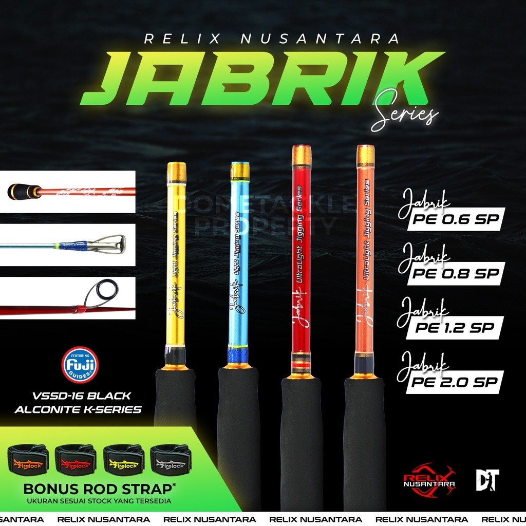 Jual Joran Jabrik XP Relix Nusantara Joran Pancing Roll Fish RF 562 Rod ...