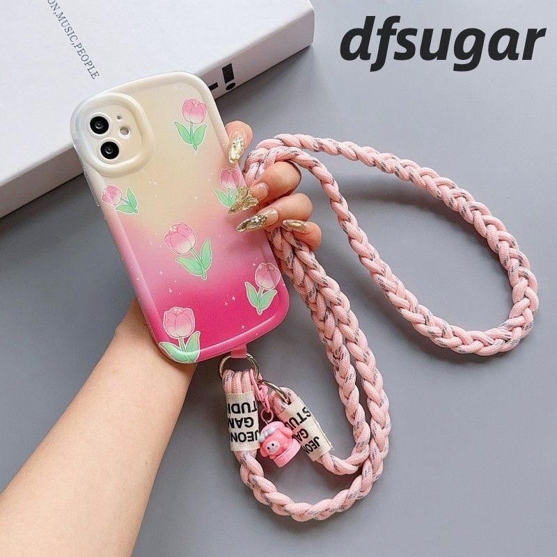 Jual Weave Mobile Phone Strap Lanyard hp Neck Hemp Rope Tali for Cell ...