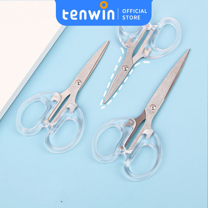 Jual Gunting siswa transparan dengan Gunting Kertas Aesthetic ...