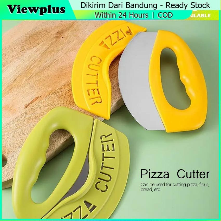Jual Pisau Pizza Cutter Stainless Steel Pisau Chopper Pemotong Pizza ...