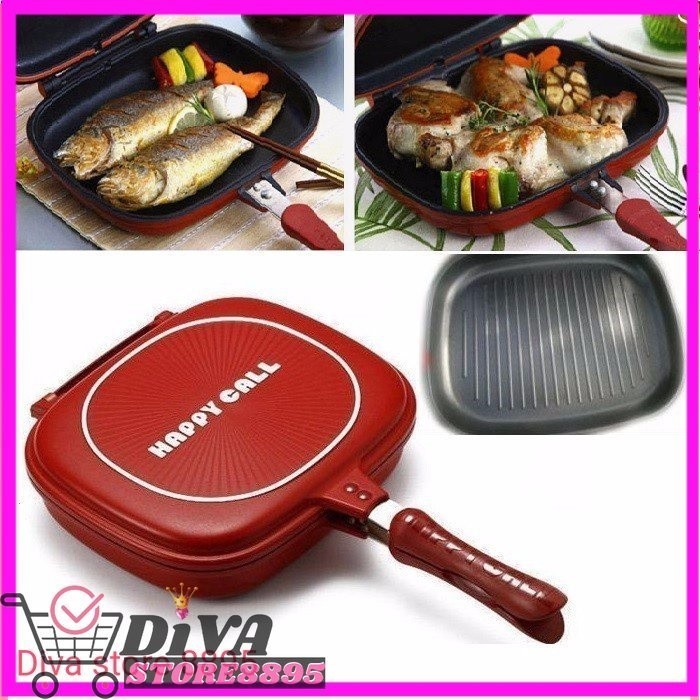 Jual ALAT PEMBAKARAN HAPPY CALL DOUBLE PAN JUMBO Happycall Double Pan Happy Call jumbo 32Cm ...