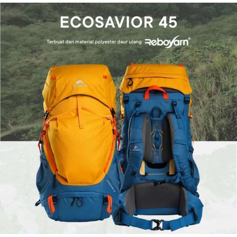 Jual TAS CERRIL ECOSAVIOR 45 Liter CARRIER OLIVE | Shopee Indonesia