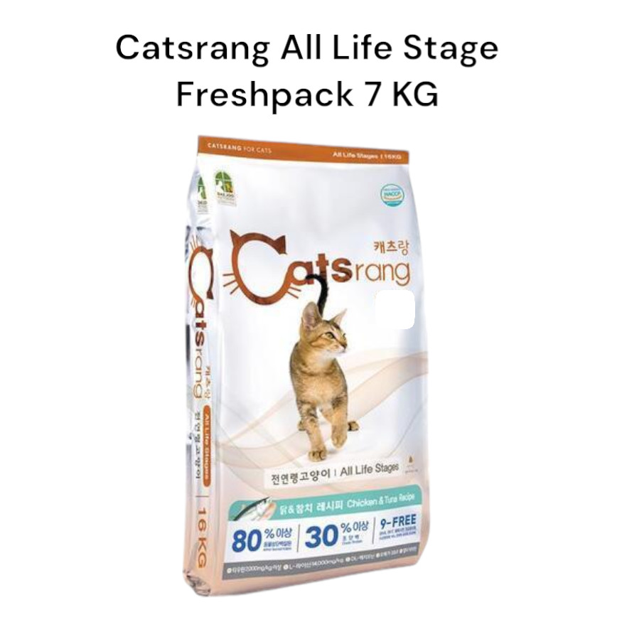 Jual CATSRANG All Life Stage Freshpack 7 KG New Formula Makanan Kucing ...