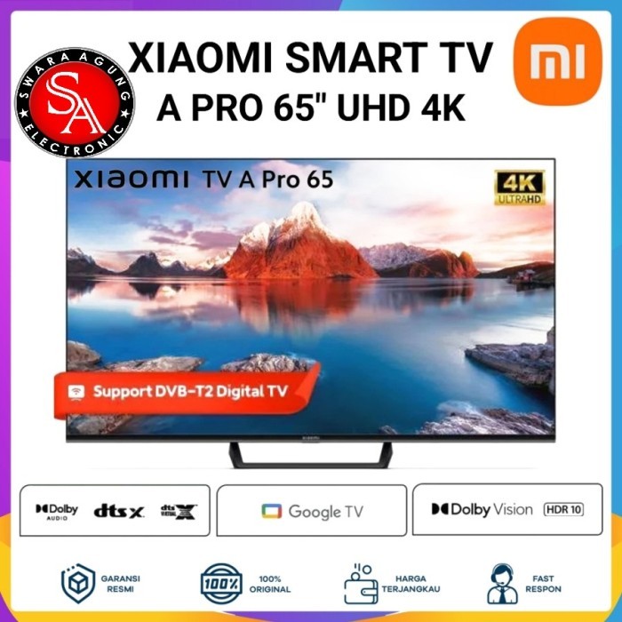 Jual Led UHD 4K Android TV 65 Inch Xiaomi Type: 65P1E (Khusus Daerah ...
