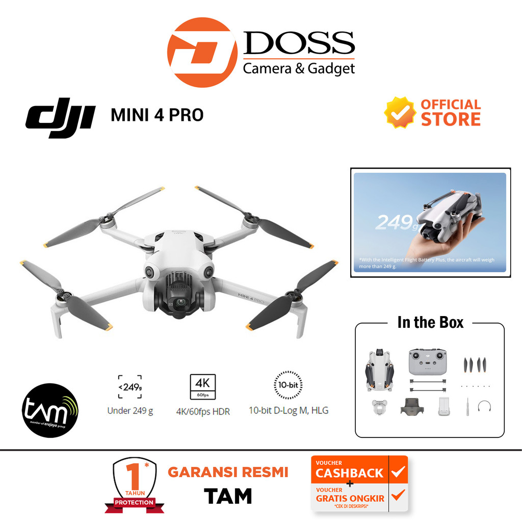 Jual DJI Mini 4 Pro Camera Drone | Shopee Indonesia