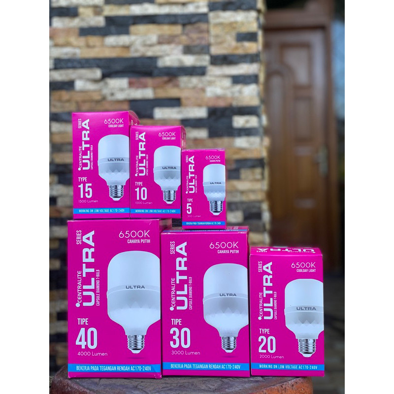 Jual Centralite ULTRA LAMPU LED TABUNG 5 10 15 20 30 40 Watt / BOHLAM CAPSULE BODY JUMBO TERANG ...