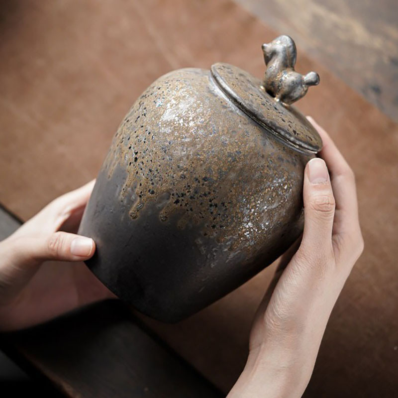 Jual Ceramics Pet Ashes Box Cremation Urn Hamster Pet Ashes Containers ...