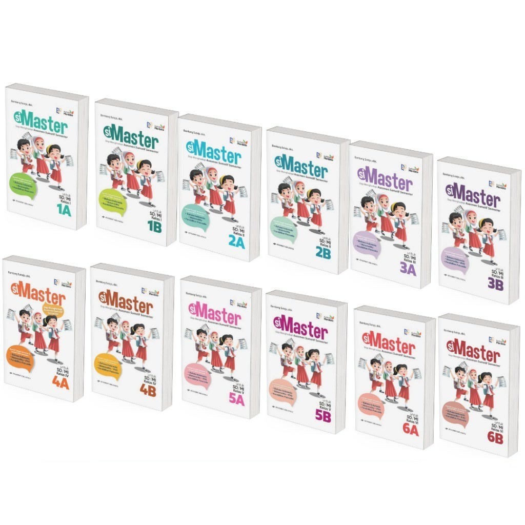 Jual Buku Soal Simaster SD/MI Kelas 1a 1b 2a 2b 3a 3b 4a 4b 5a 5b 6a 6b ...