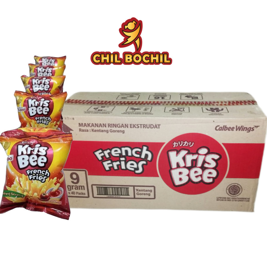 Jual 1 DUS KRISBEE RENCENG FRENCH FRIES ISI 4 RENCENG X 10 SACHET X 9 ...