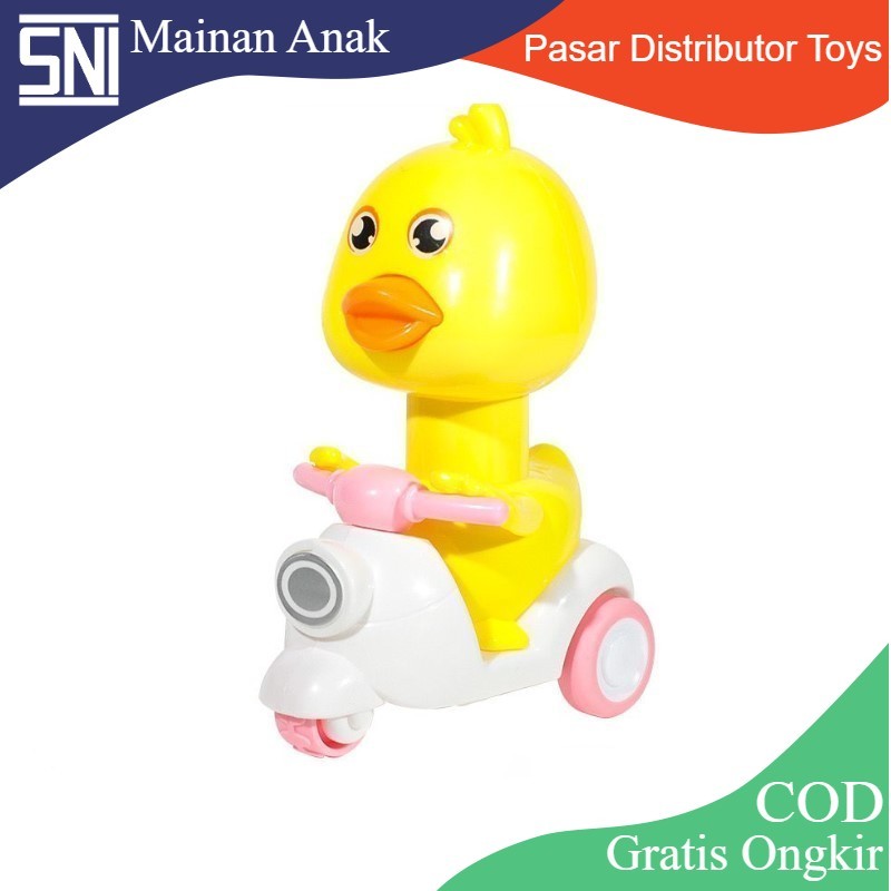 Jual Mainan Anak TOYS BEBEK MOTOR VESPA Bebek Berjalan Bebek Motor ...