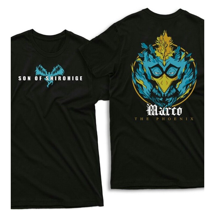 Jual Kaos Baju Tshirt Distro Anime Manga One Piece Marco The Phoenix ...