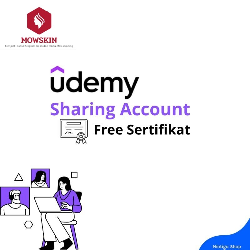 Jual Udemy Premium Account Free Sertifikat 1000++ | Shopee Indonesia