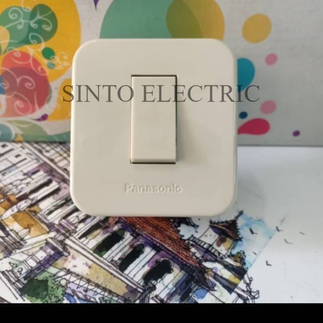 Jual PANASONIC Saklar Engkel Outbow/ Saklar 1 Gang OB | Shopee Indonesia