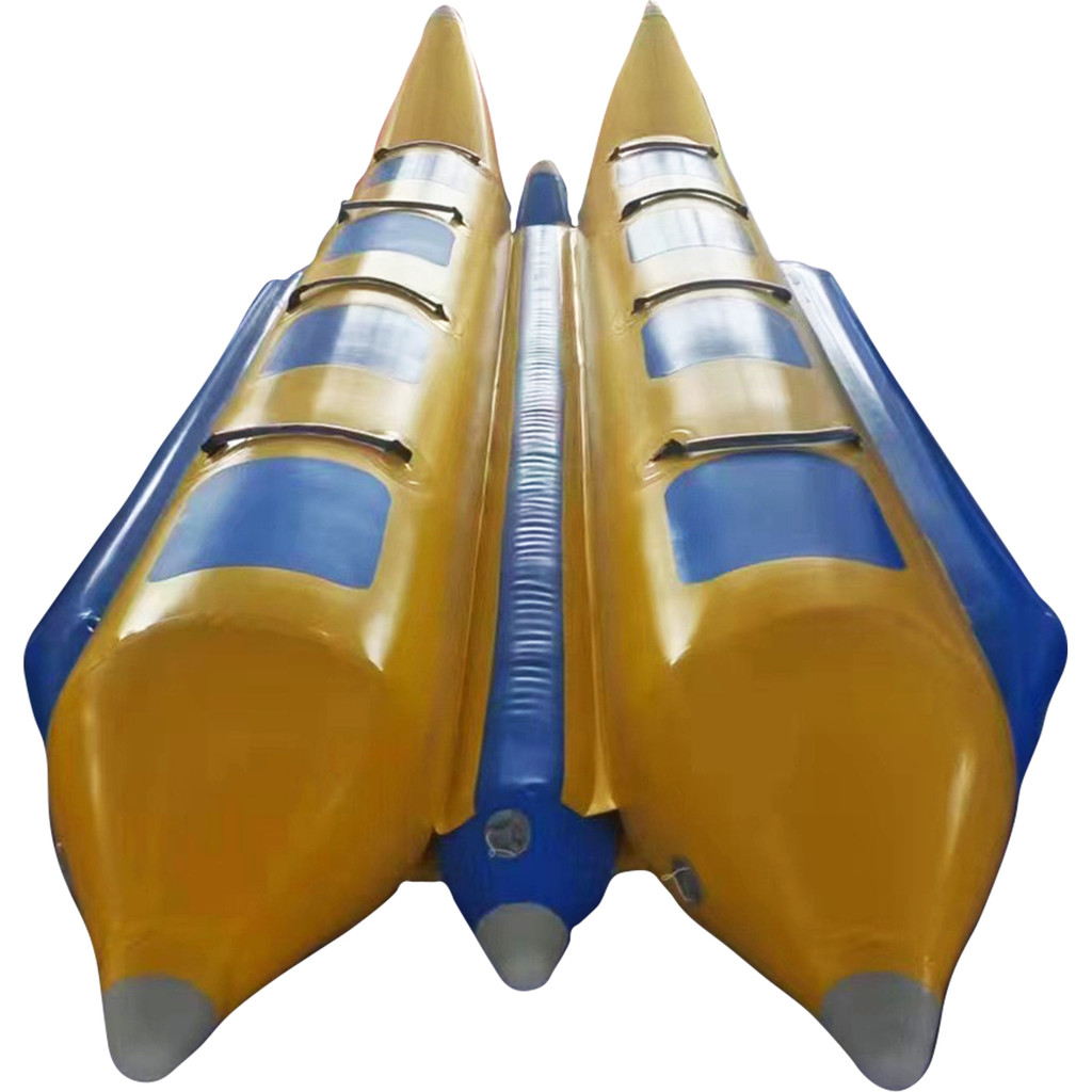 Jual Double Row Floating Water Bike Pedal Boat 8 Person Inflatable ...