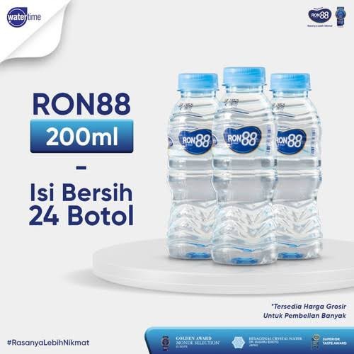 Jual Air Mineral Ron 88 240ML / 1 Pak / 24 Pcs | Shopee Indonesia
