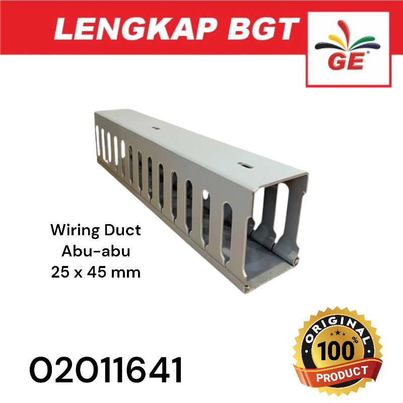Jual Kabel Dak 25x45 Wiring Duct PM 25x45mm WD-1 Abu Bolong - 02011641 ...