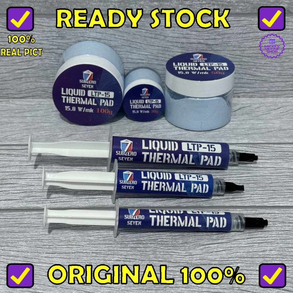 Jual Liquid Thermal Pad High Performance SUBZERO SEVEN LTP-15 15.8W/m.K ...