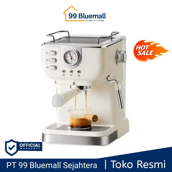 Jual Mesin Kopi Espresso Coffee Maker Frothing 20 Bar 1050W 1.5L CM3120 Original | Shopee Indonesia