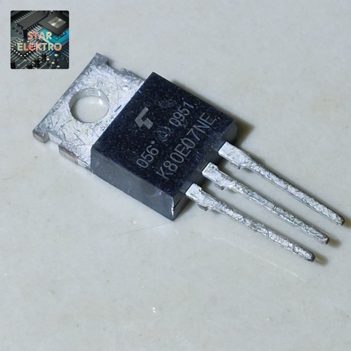 Jual K80E07NE To-220 Toshiba TK80E07NE K80E07 NE 80E07 Mosfet FET N-Channel 80A 70V Transistor ...