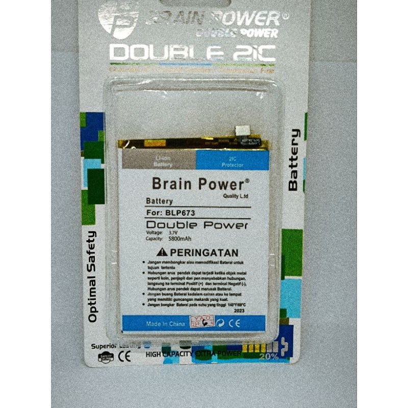 Jual BRAIN POWER | Baterai OPPO A5S A3S A312020 A12 BLP673 5800MAH ...