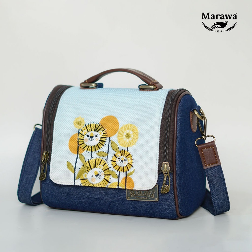 Jual MARAWA Frio - Helian Tas Selempang Wanita Etnik Handmade Denim ...