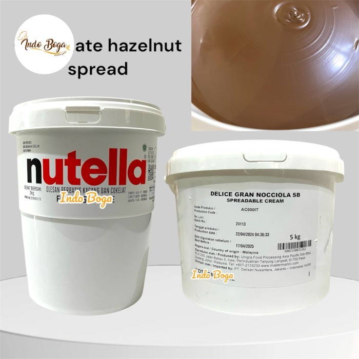 Jual REPACK Chocolate Hazelnut Spread Nutella Gran Nocciola selai ...