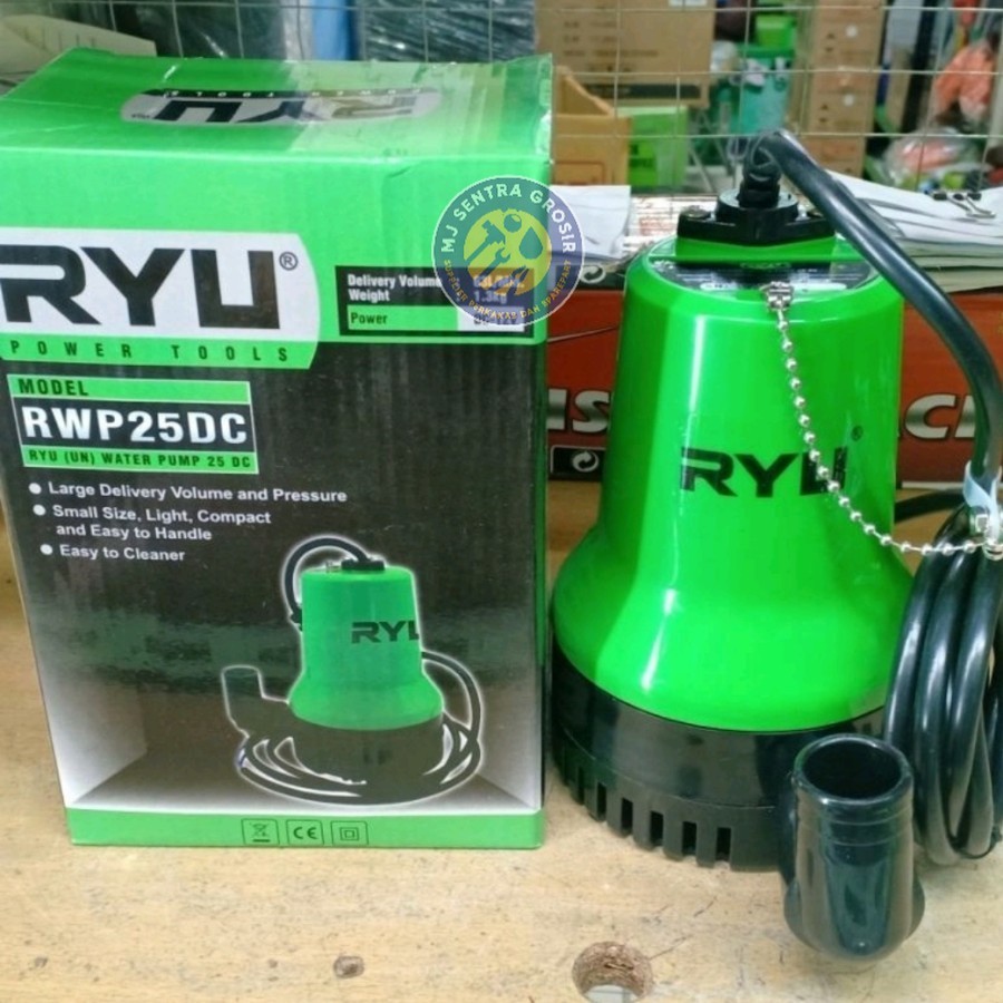 Jual RYU WATER PUMP / POMPA CELUP AIR DC 12V RWP 25DC RYU pompa kolam ikan ORIGINAL PRODUC ...