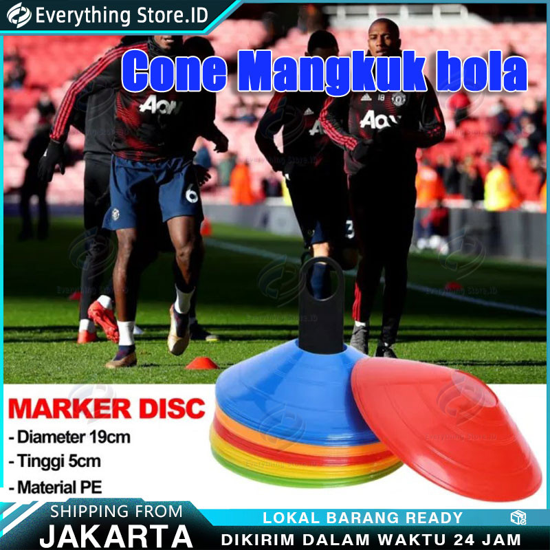 Jual 50pcs/Tas Cone Sepak Bola Mangkok Bola Training Latihan Atlet ...