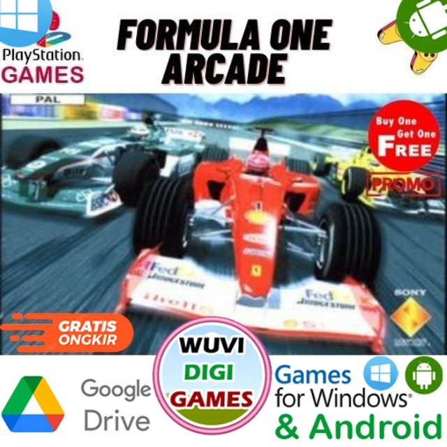 Jual Jual Game PC Formula One Arcade Emulator PS1 | Bisa Main di ...