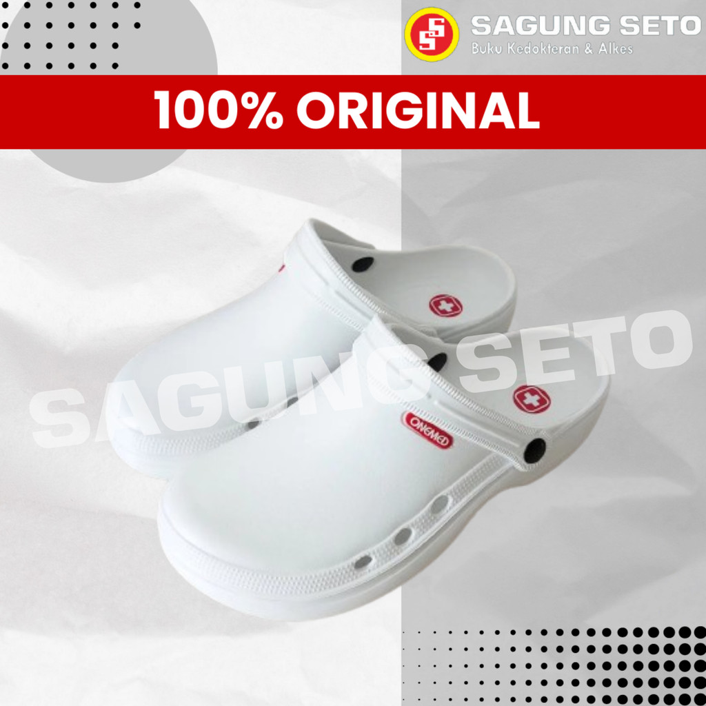 Jual SANDAL MEDIS ONEMED (UKURAN 39) WARNA PUTIH / SURGEON SHOES SOFT ...