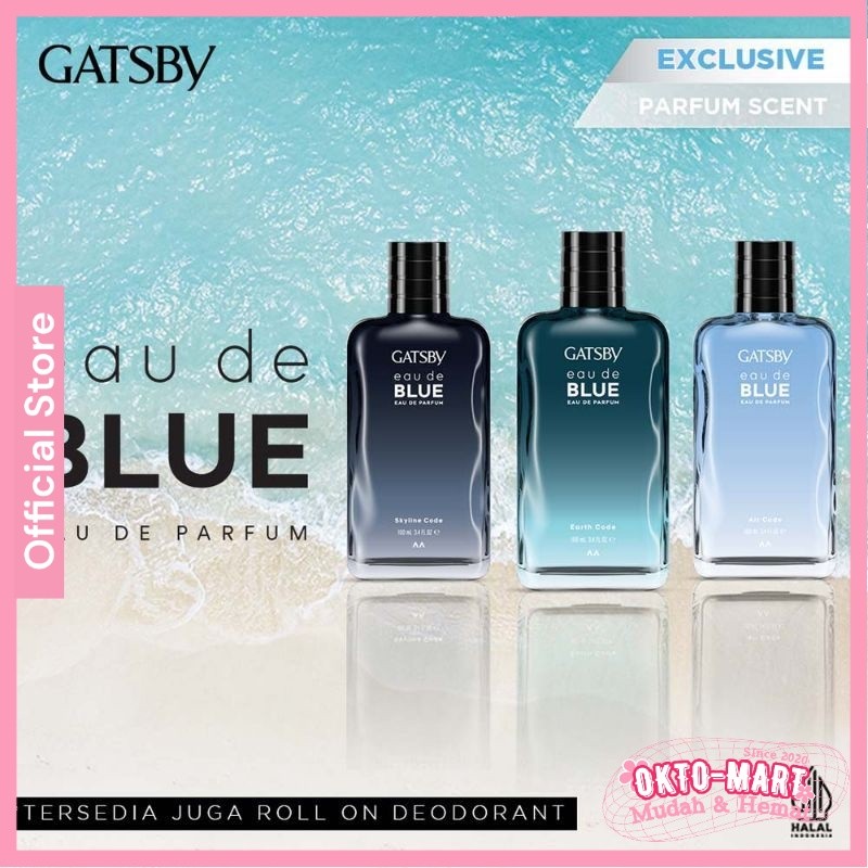Jual GATSBY Eau de Blue Parfum 100ml PUCELLE By Mandom || Pratama_Mart ...