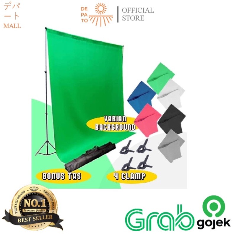 Jual Stand Background 3 Meter / Bracket Green Screen / Tiang Backdrop ...