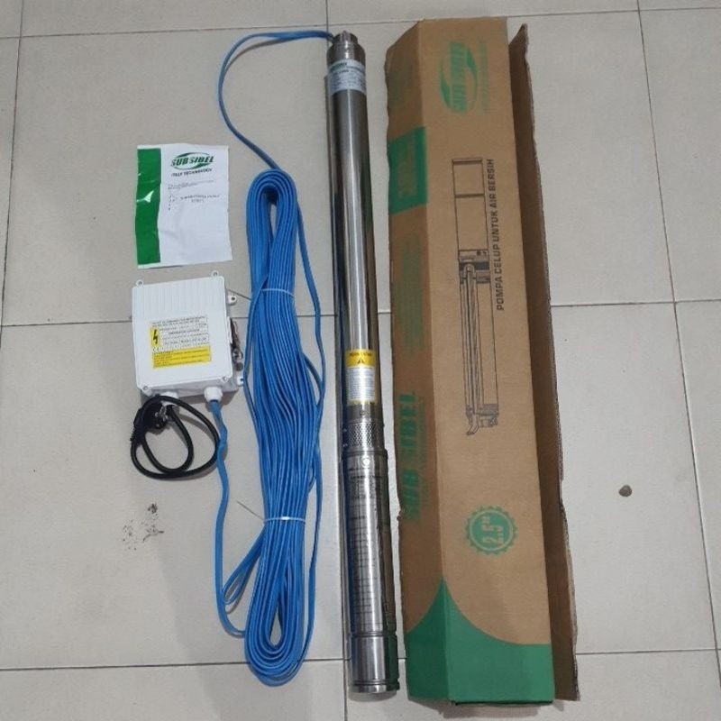 Jual Pompa Celup Sumur Bor 2,5Inc Kabel Biru Pompa air Pompa Satelit ...