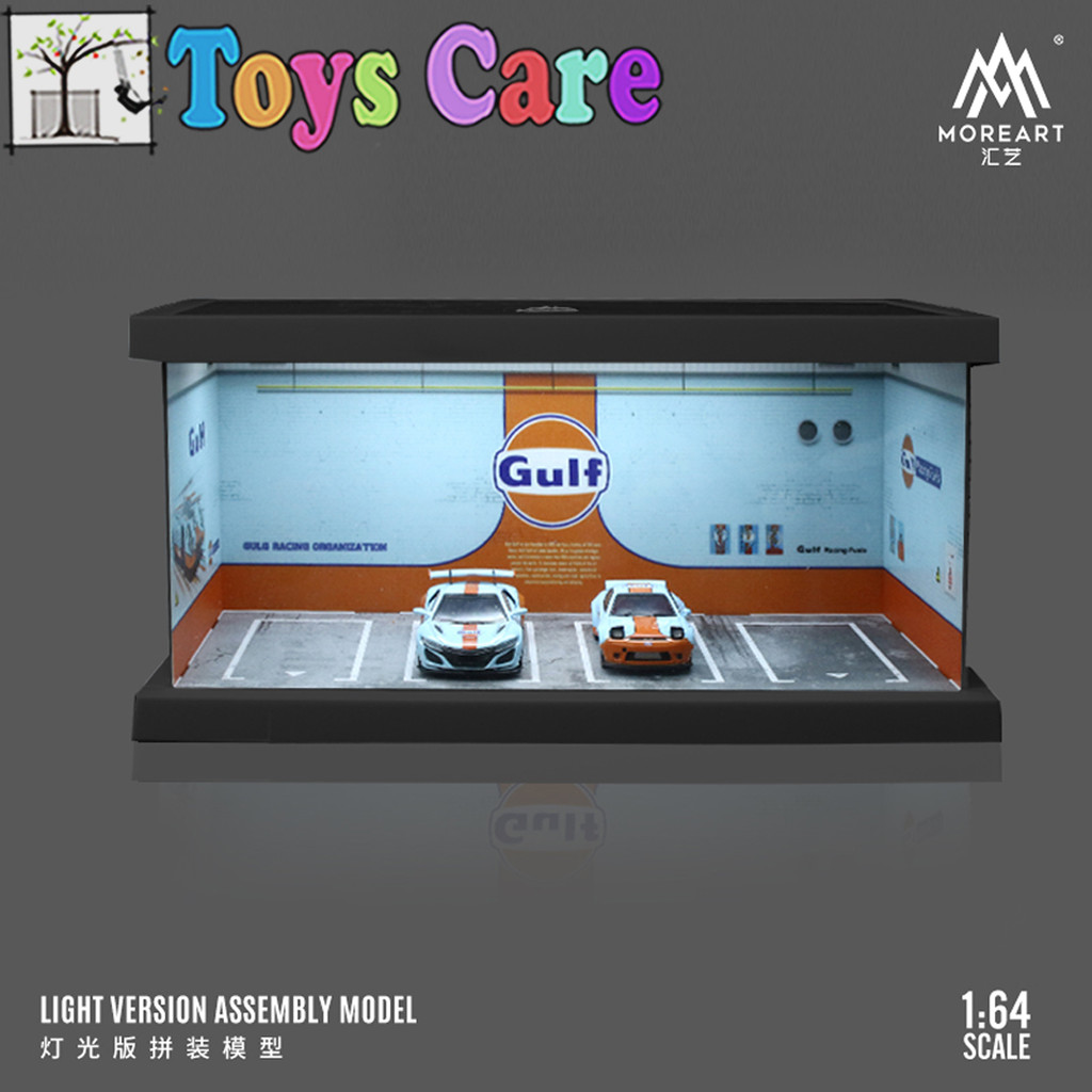 Jual Moreart Gulf Racing ABS Parking Lot Scene with LED Diorama More ...
