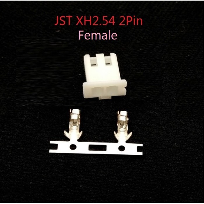 Jual DC99 Housing Konektor Connector JST XH2.54 2Pin Male Female For lipo batre - Female ...