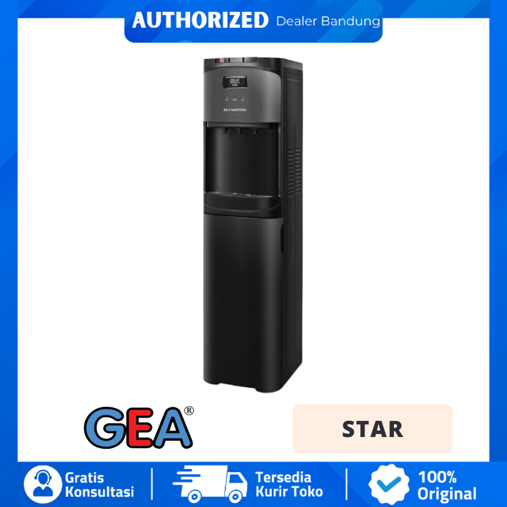 Jual GEA STAR DISPENSER AIR MINUM GALON BAWAH PANAS NORMAL DINGIN ...