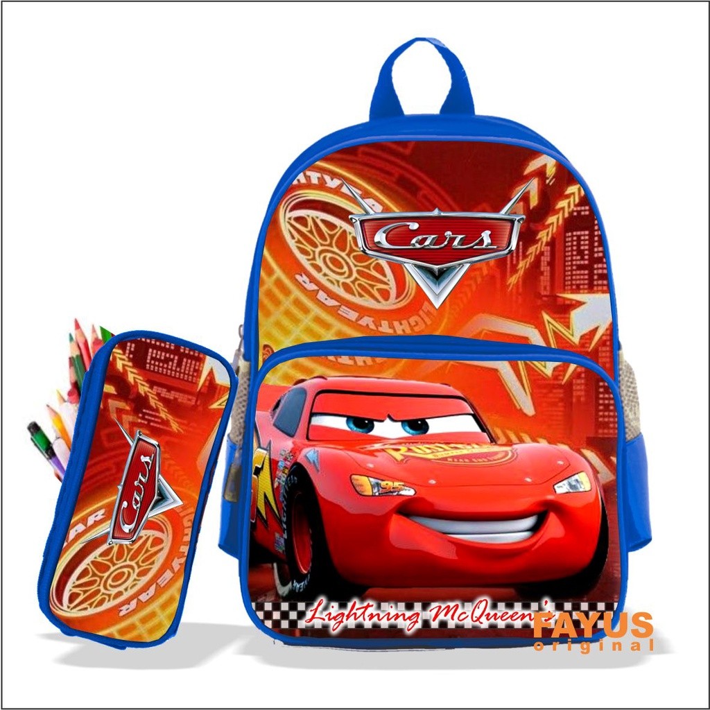 Jual Harga promo Tas sekolah anak ransel karakter CARS terbaru 2024 ...