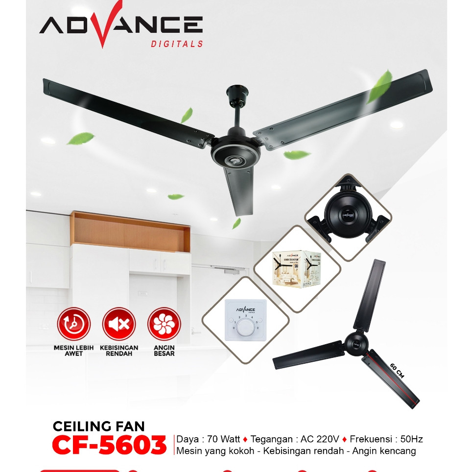 Jual Kipas Angin Gantung atau Ceiling Fan Advance CF5603 / CF-5603 ...