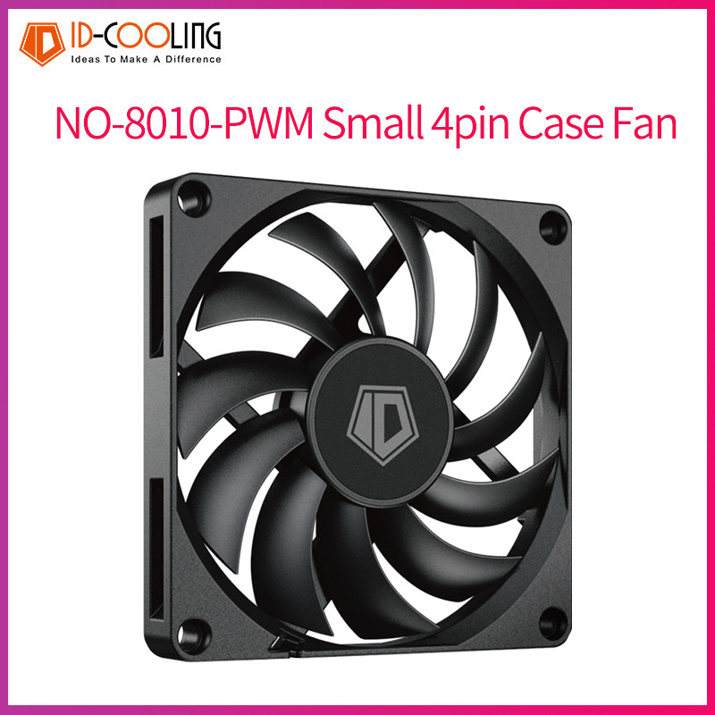 Jual ID-COOLING NO-8010-PWM Small 4pin Case Fan 8cm Ultra-thin Fan 8010 ...