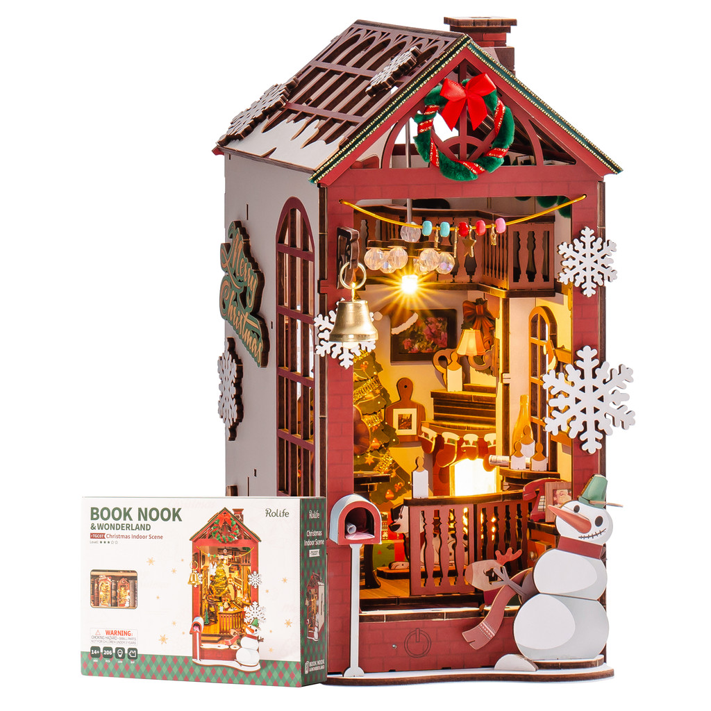 Jual Robotime Rolife Book Nook Kit with LED Light 3D Wooden Puzzle ...