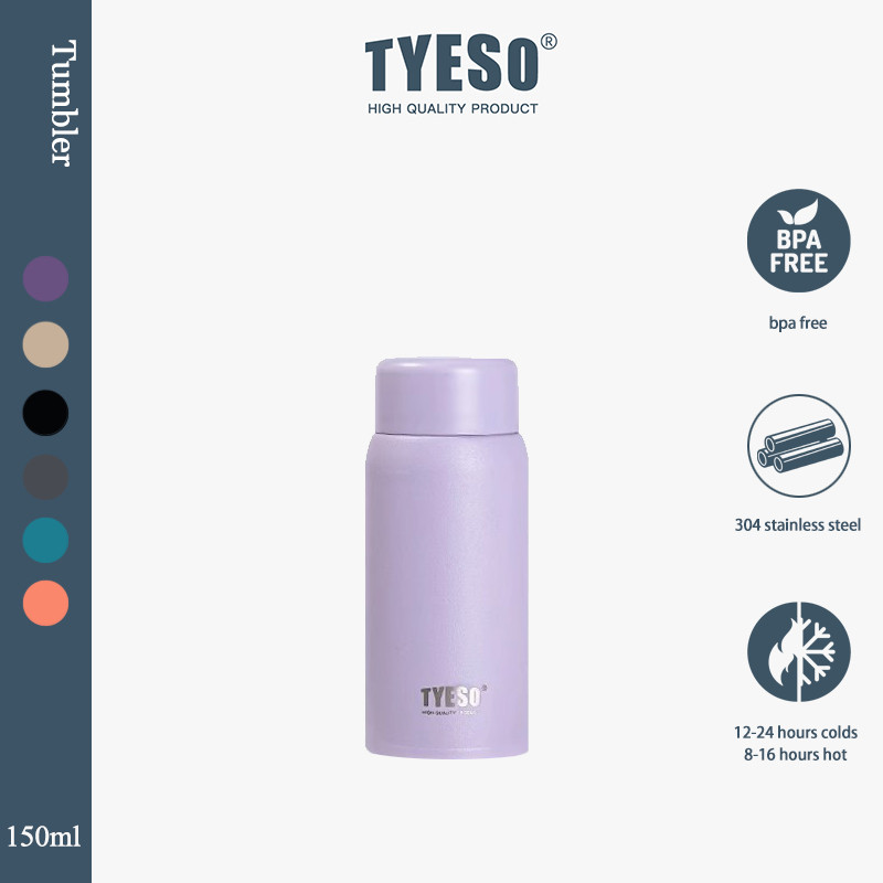 Jual Original Tyeso 150ml Cute Small Stainless Steel Tumbler Cup ...