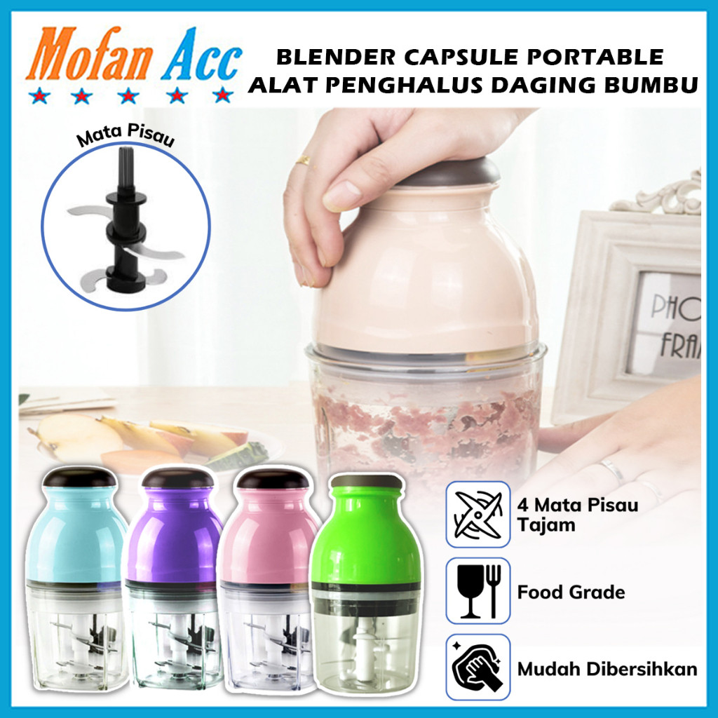 Jual Blender Kapsul Portable Elektrik / Alat Penghalus Makanan Blender ...