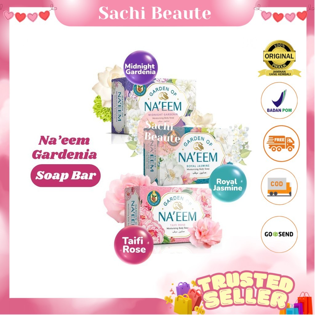 Jual Naeem Sabun Batang Garden Anti bacterial Bar Soap 75gr | Sabun ...