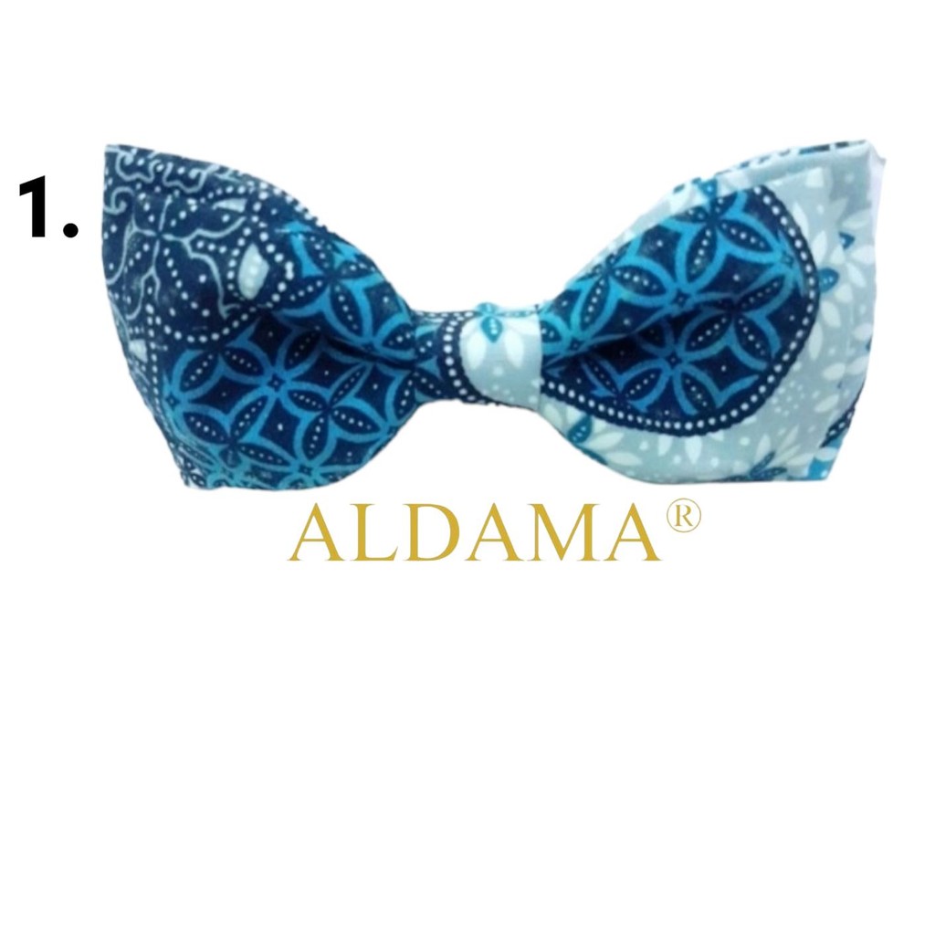 Jual Dasi Kupu Dewasa - Batik Bunga Biru | Shopee Indonesia