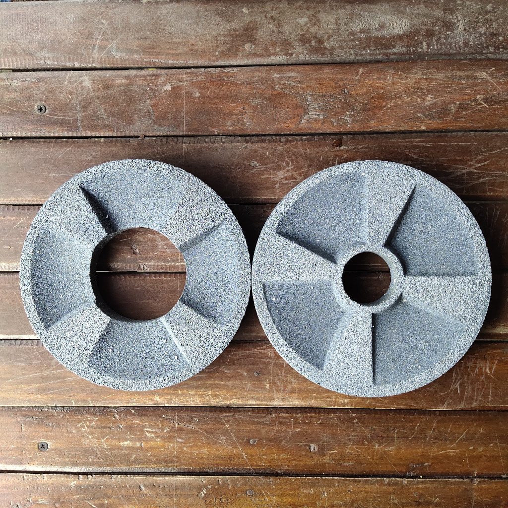 Jual Batu gilingan cabe Cabai /Batu giling bumbu 8"/Grinder cabe cabai ...