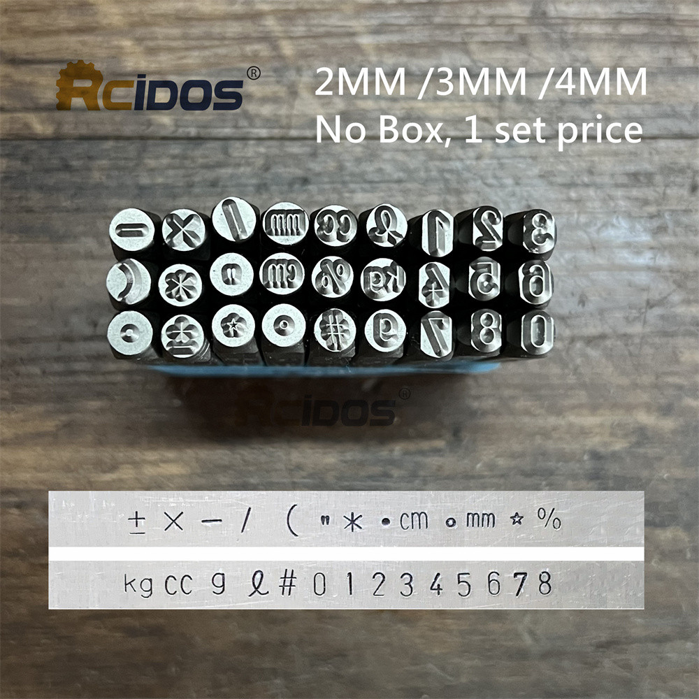 Jual 2MM/3MM/4MM symbols sign,Germany Font style Numbers Metal Stamp ...