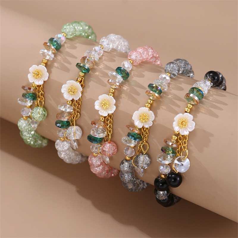Jual Orchid Anggrek Gelang Beads Gelang Kaca Pecah Sweet Bell | Shopee ...